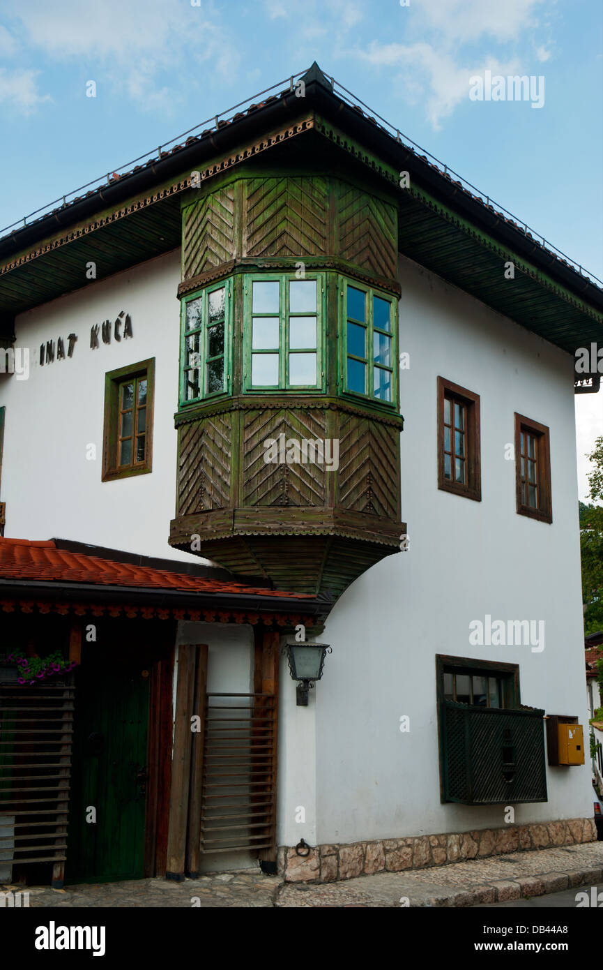 Spite House built in the Ottoman residential style .Bosnia- Herzegovina ...