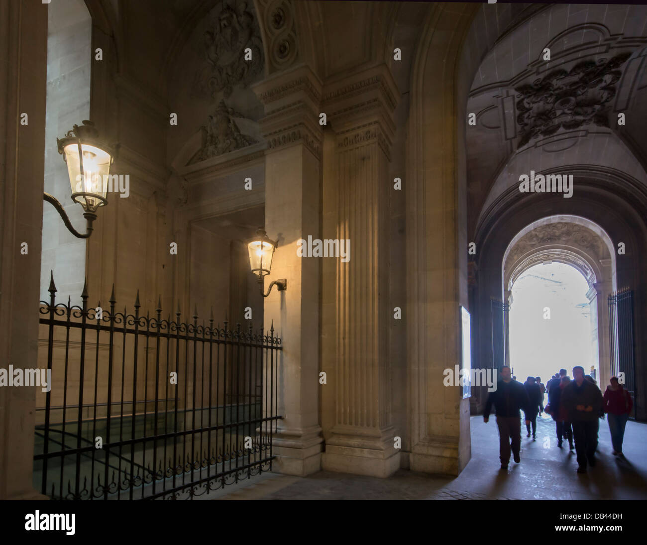 France, Paris, Louvre interior Stock Photo - Alamy