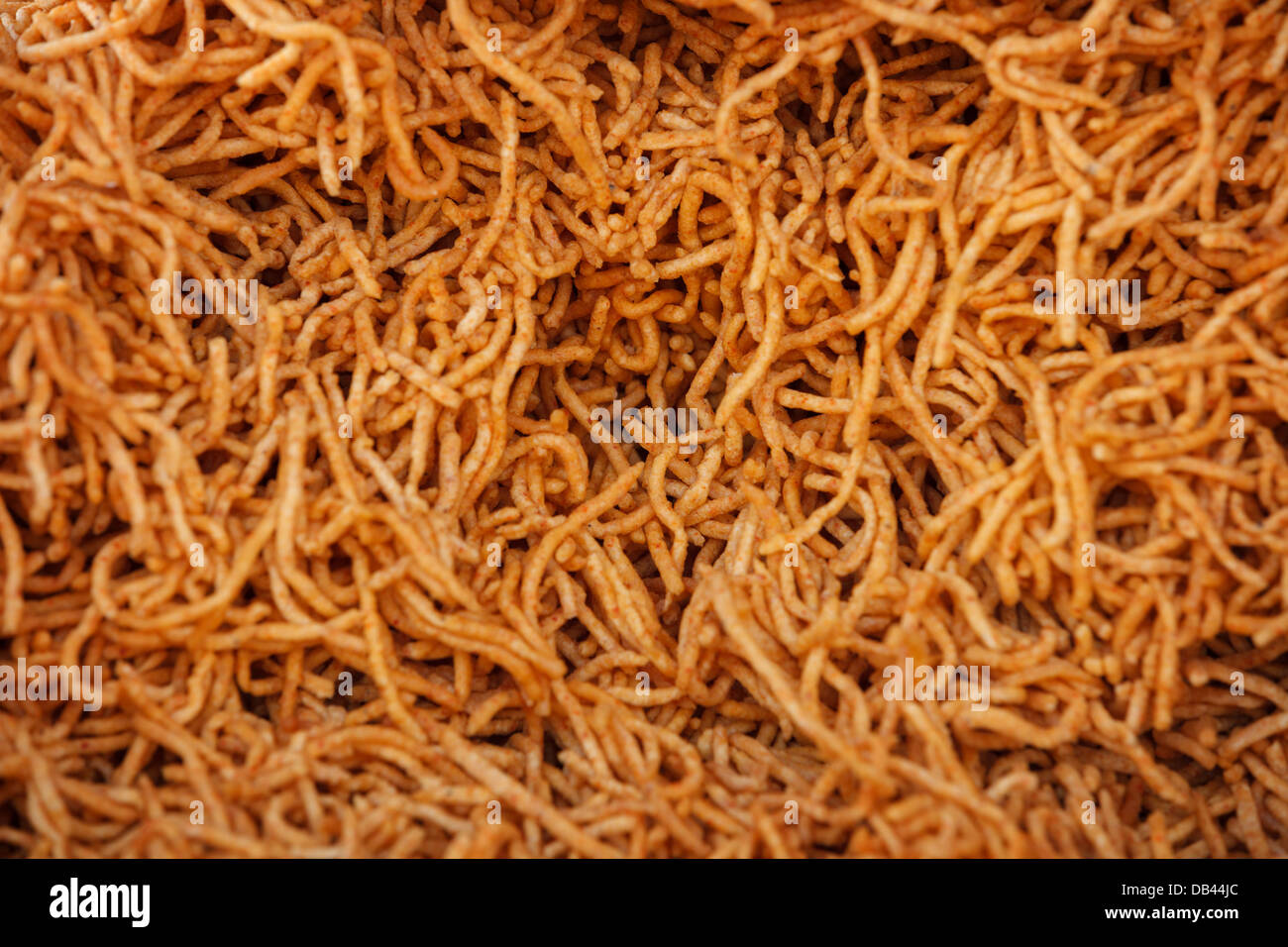 Indian delicacy food background - Bhujia close up Stock Photo - Alamy