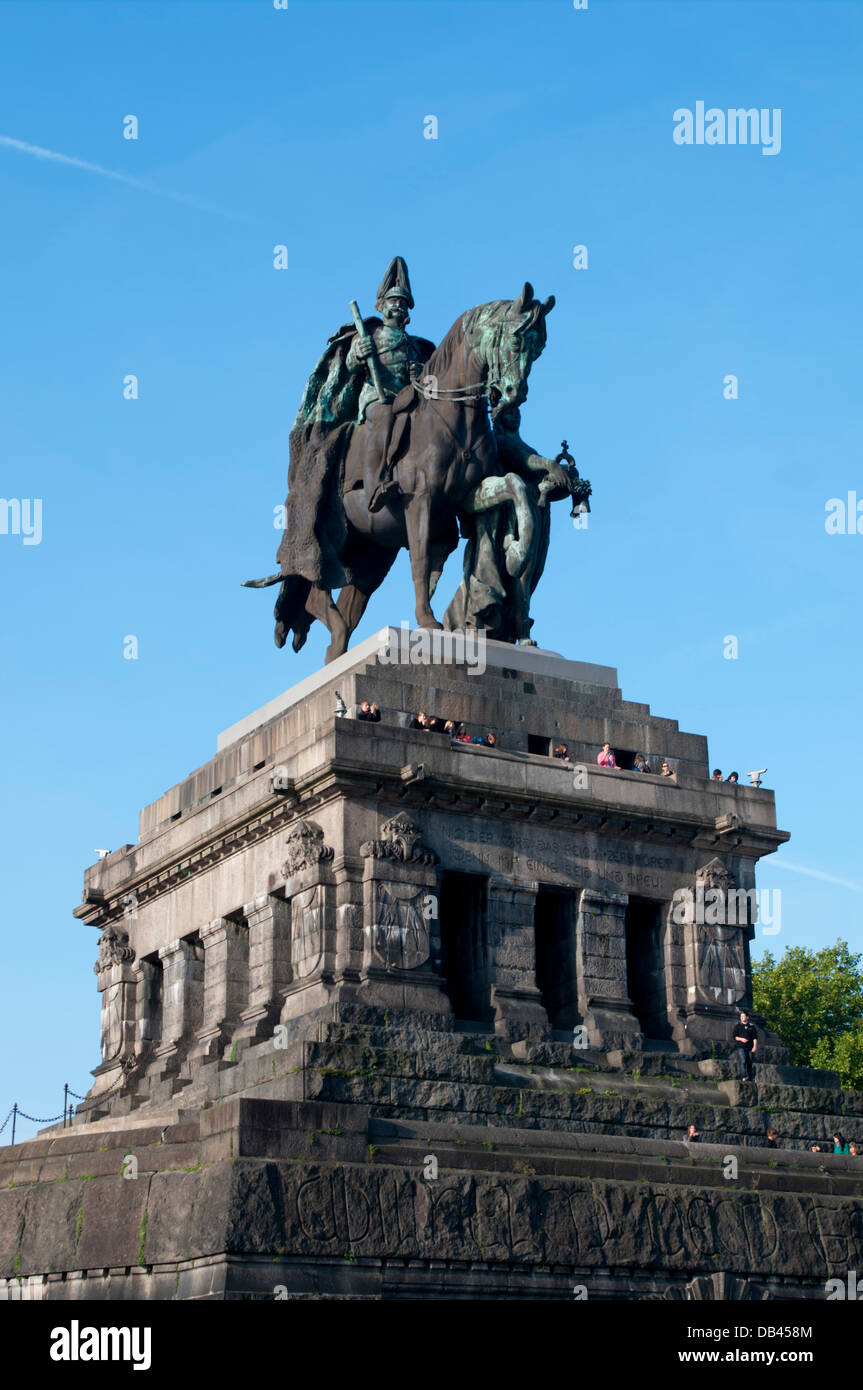 Koblenz statue hi-res stock photography and images - Alamy
