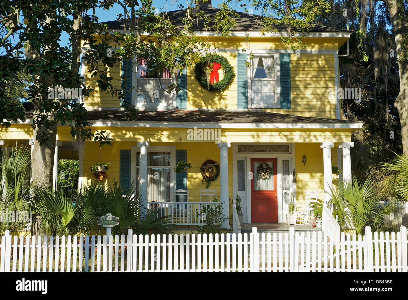 Rudolph-Riggins House. St. Marys, Georgia Stock Photo - Alamy