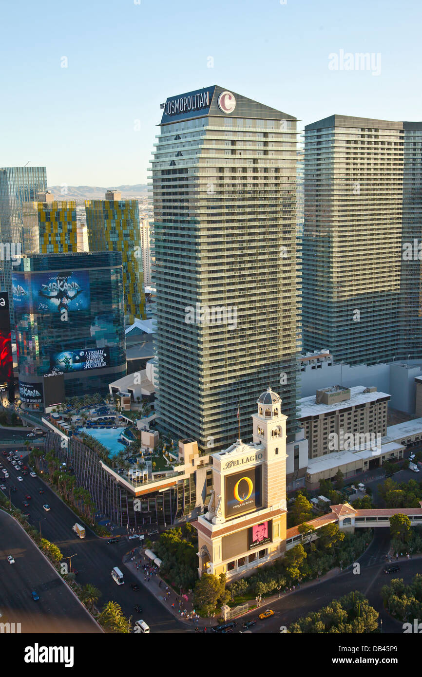 Las Vegas Casino skyscrapers architecture and rooftops Stock Photo - Alamy