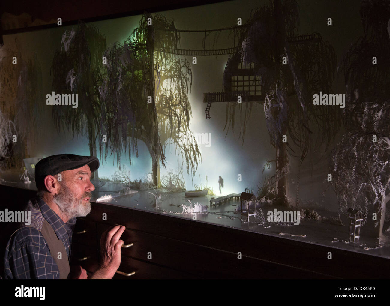 The "Paper Architect" with actor John Cording, a Barbican production ...