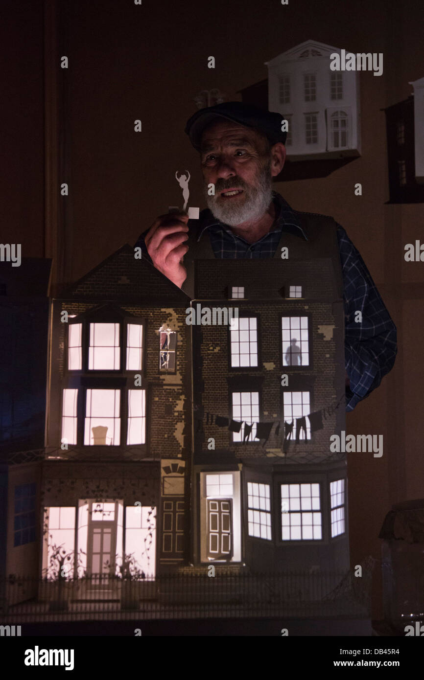 The "Paper Architect" with actor John Cording, a Barbican production ...