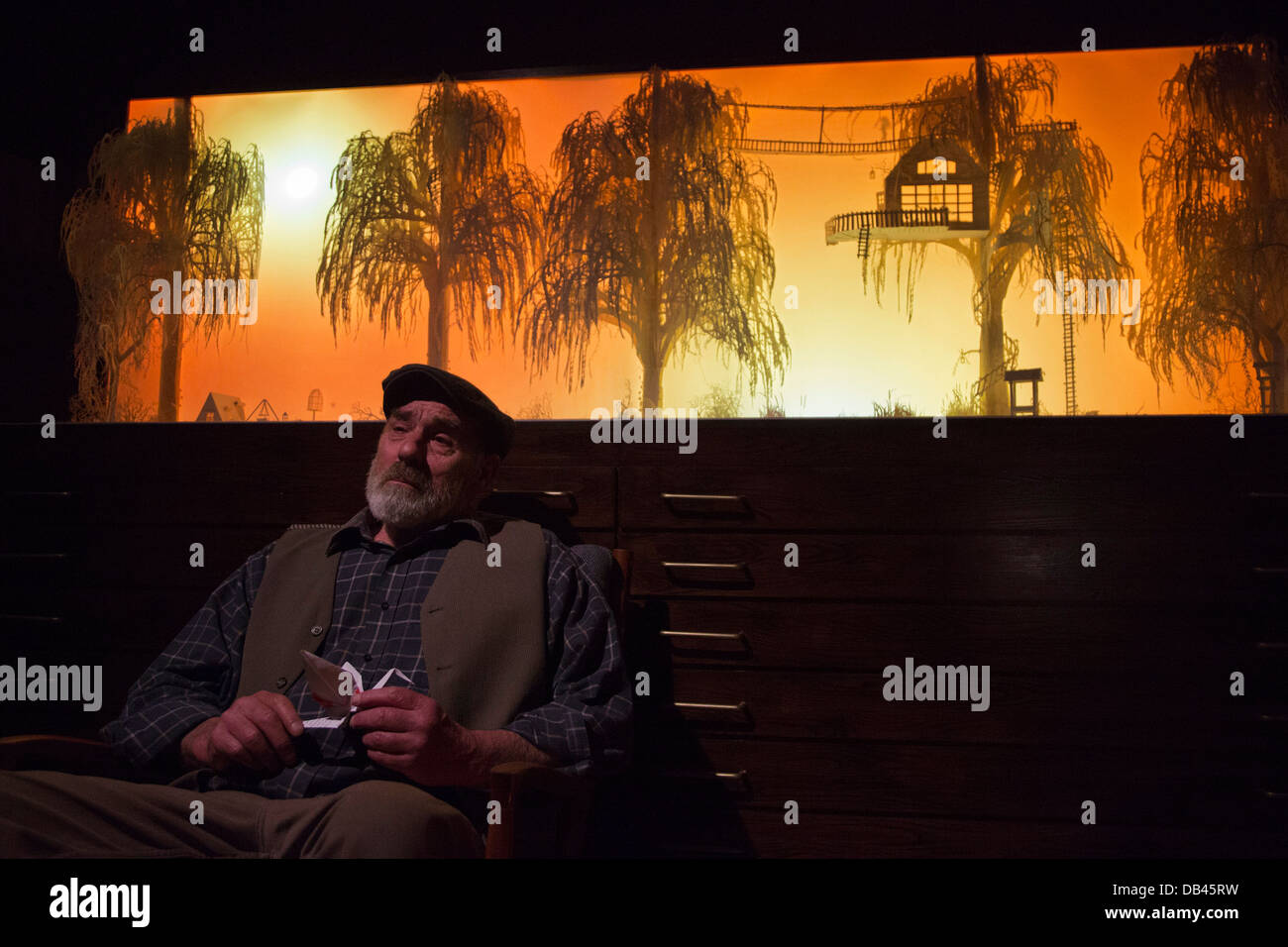 The "Paper Architect" with actor John Cording, a Barbican production ...