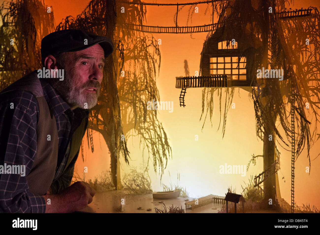 The "Paper Architect" with actor John Cording, a Barbican production ...