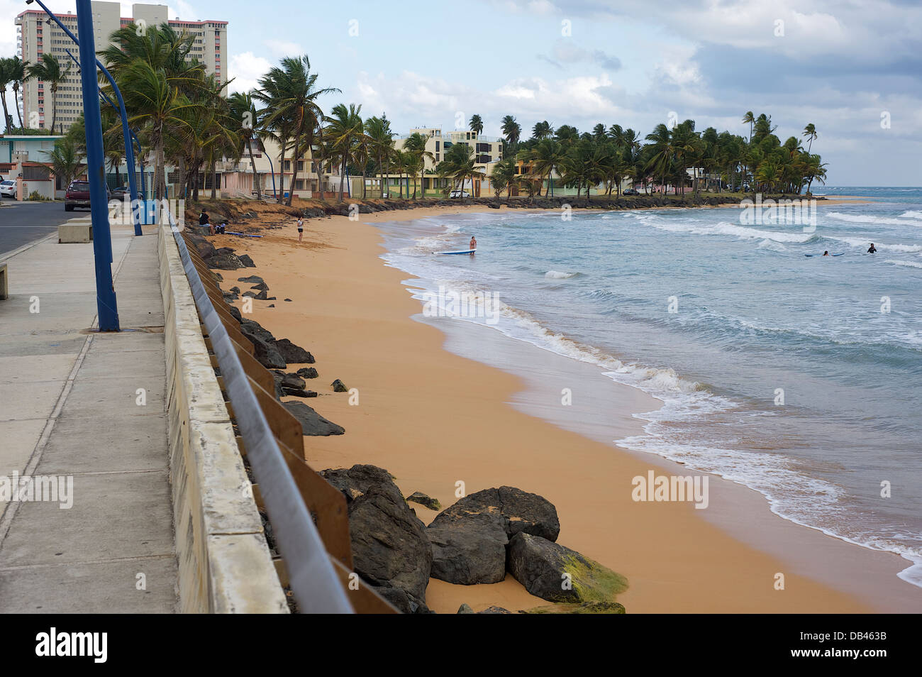 Public beach. Luquillo, Puerto Rico Stock Photo - Alamy