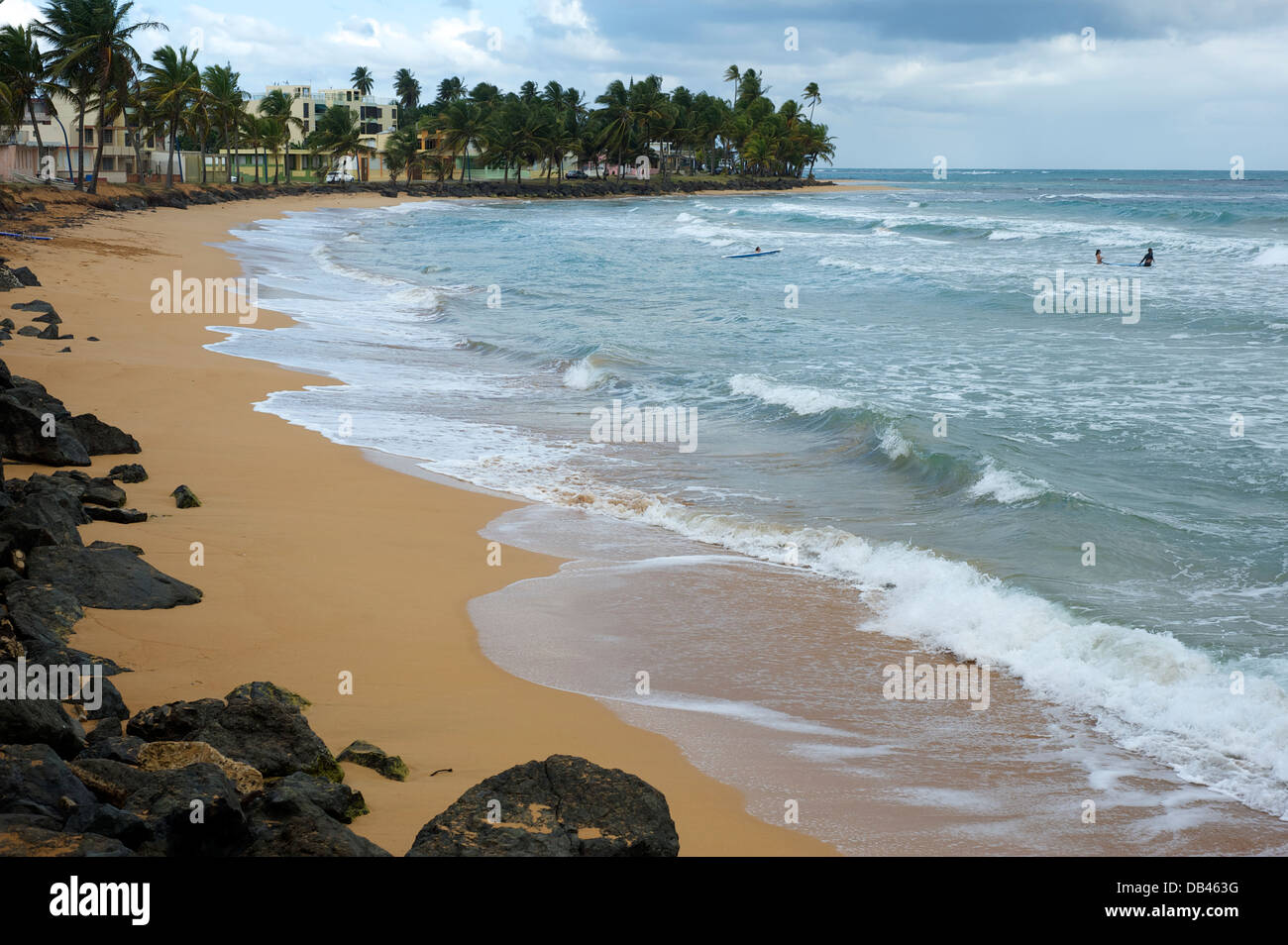 Beach at Luquillo, Puerto Rico Stock Photo - Alamy