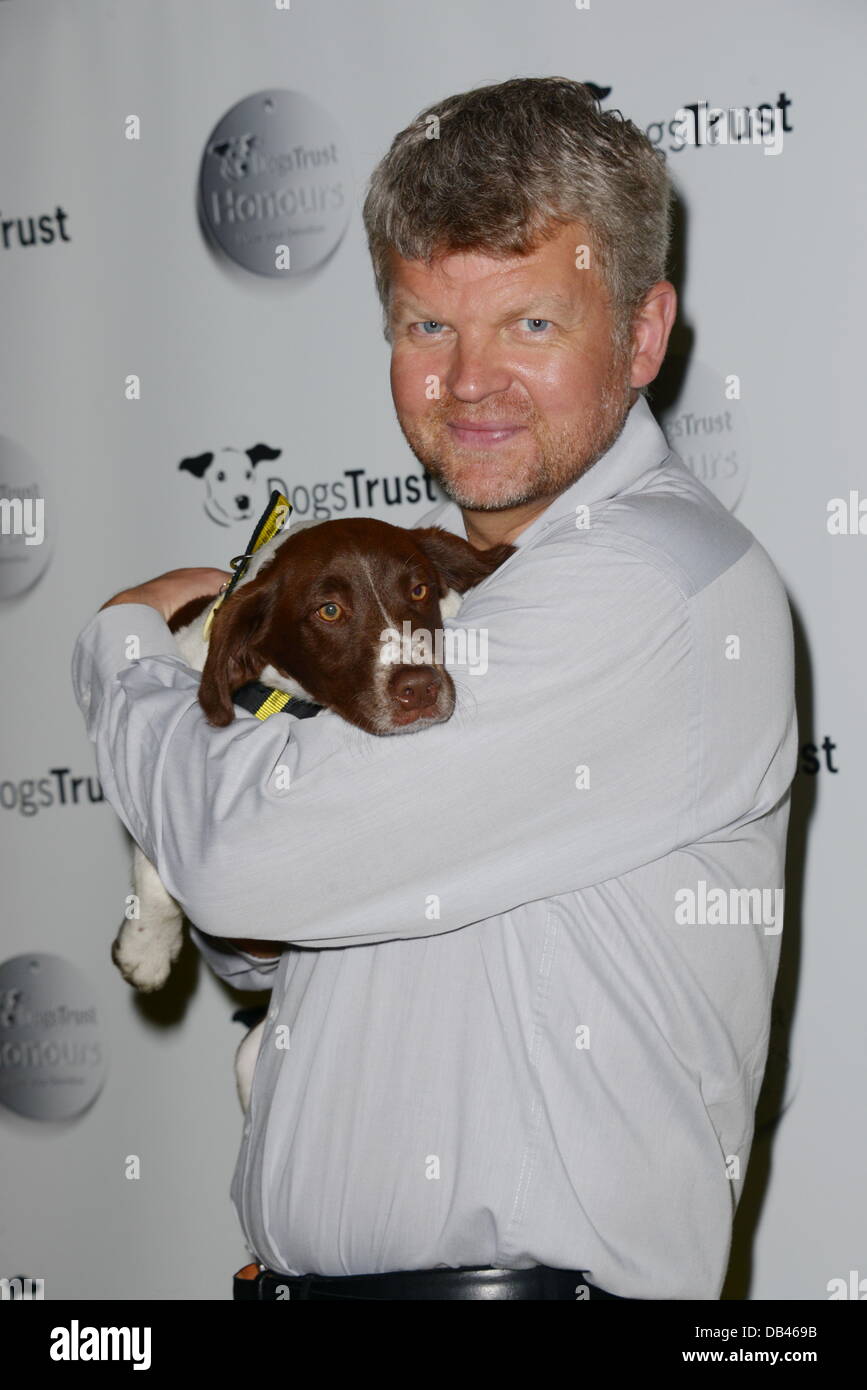 London, UK. 23rd July 2013. Adrian Chiles attends the Dogs Trust ...