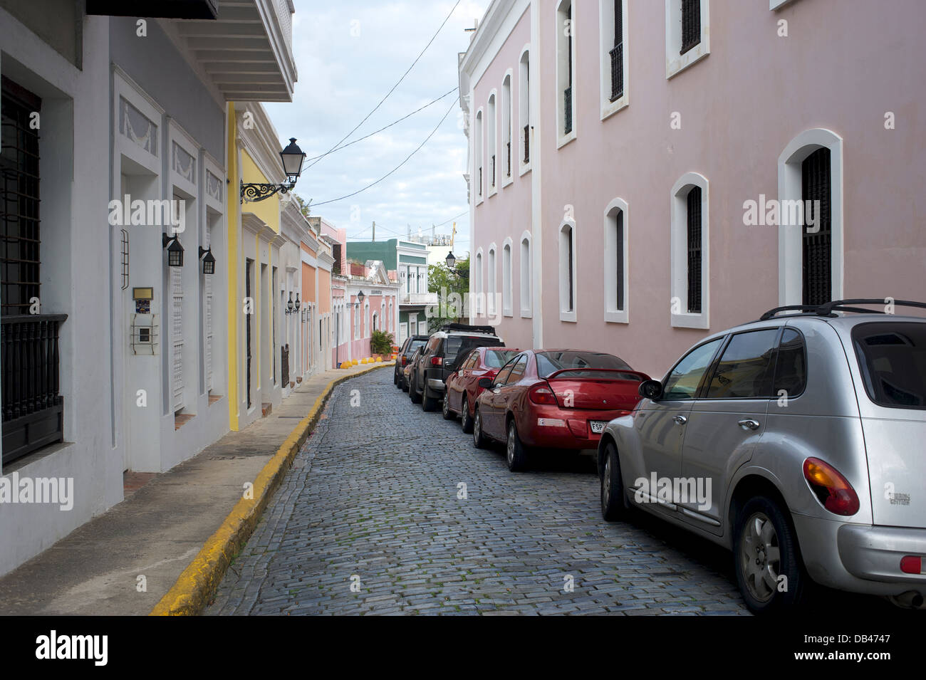 Street scene, San Juan, Puerto Rico Stock Photo - Alamy