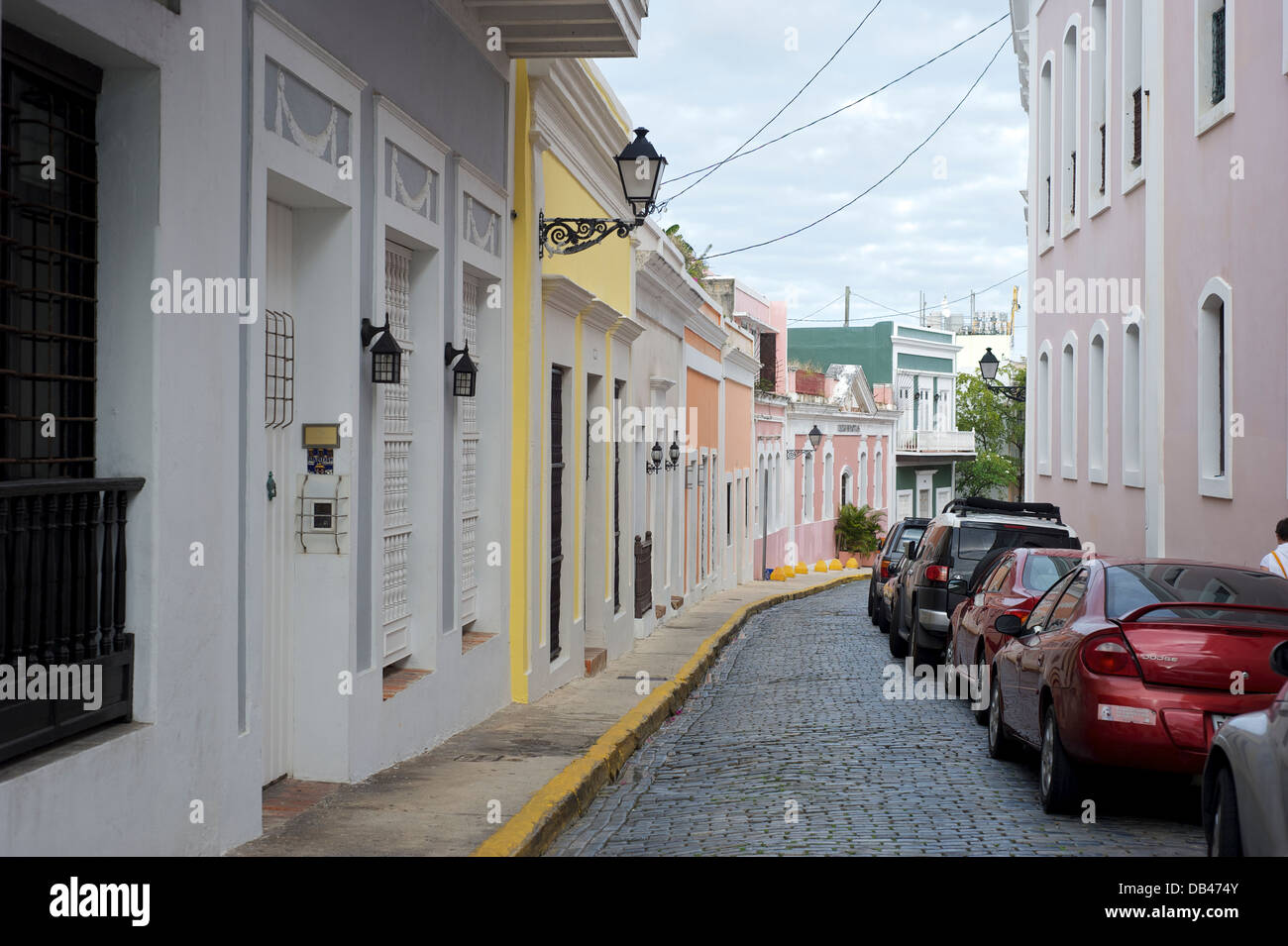 Street scene, San Juan, Puerto Rico Stock Photo - Alamy