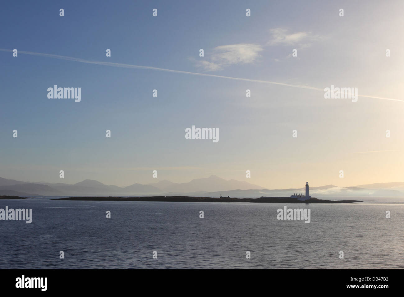 Lismore lighthouse just after sunrise Stock Photo - Alamy