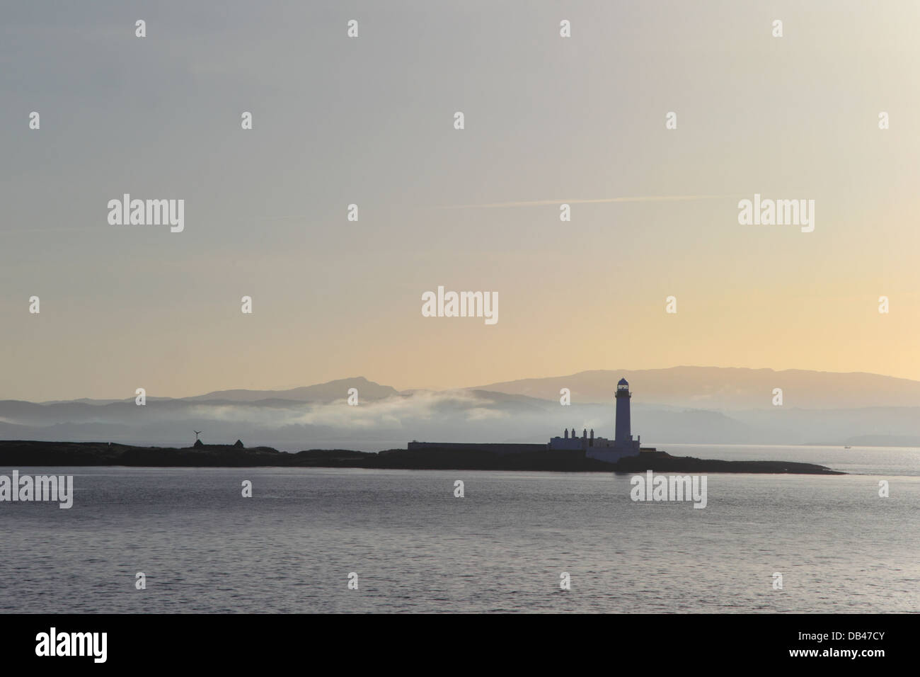 Lismore lighthouse just after sunrise Stock Photo - Alamy