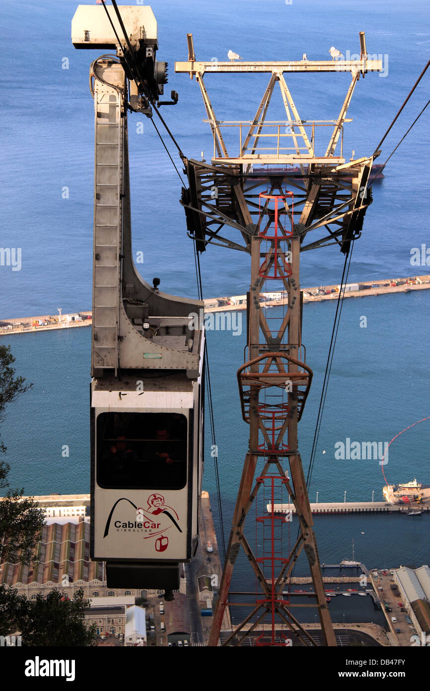 Teleférico de gibraltar hi-res stock photography and images - Alamy