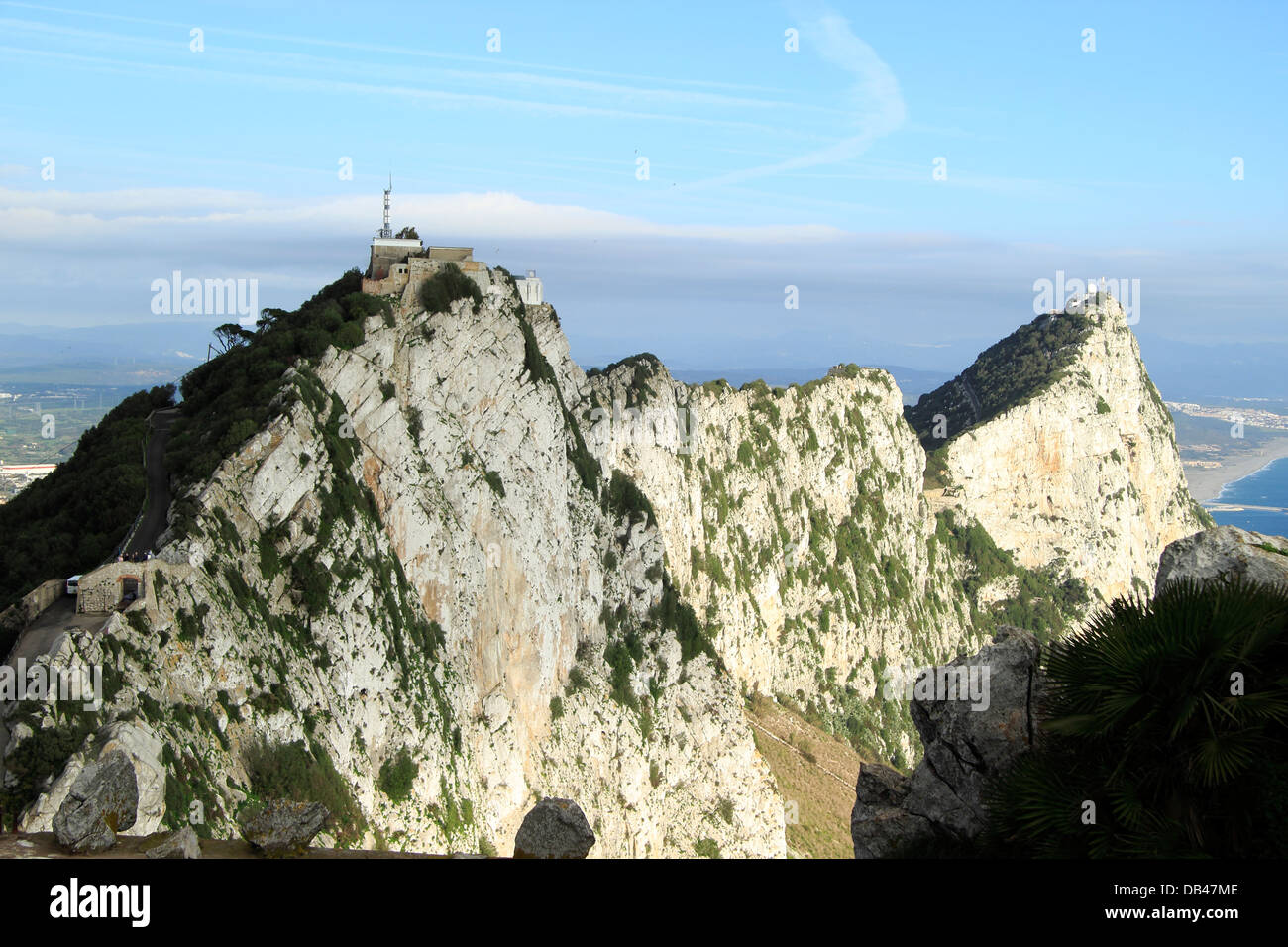 Cable car Top Station, on the Rock of Gibraltar Stock Photo - Alamy