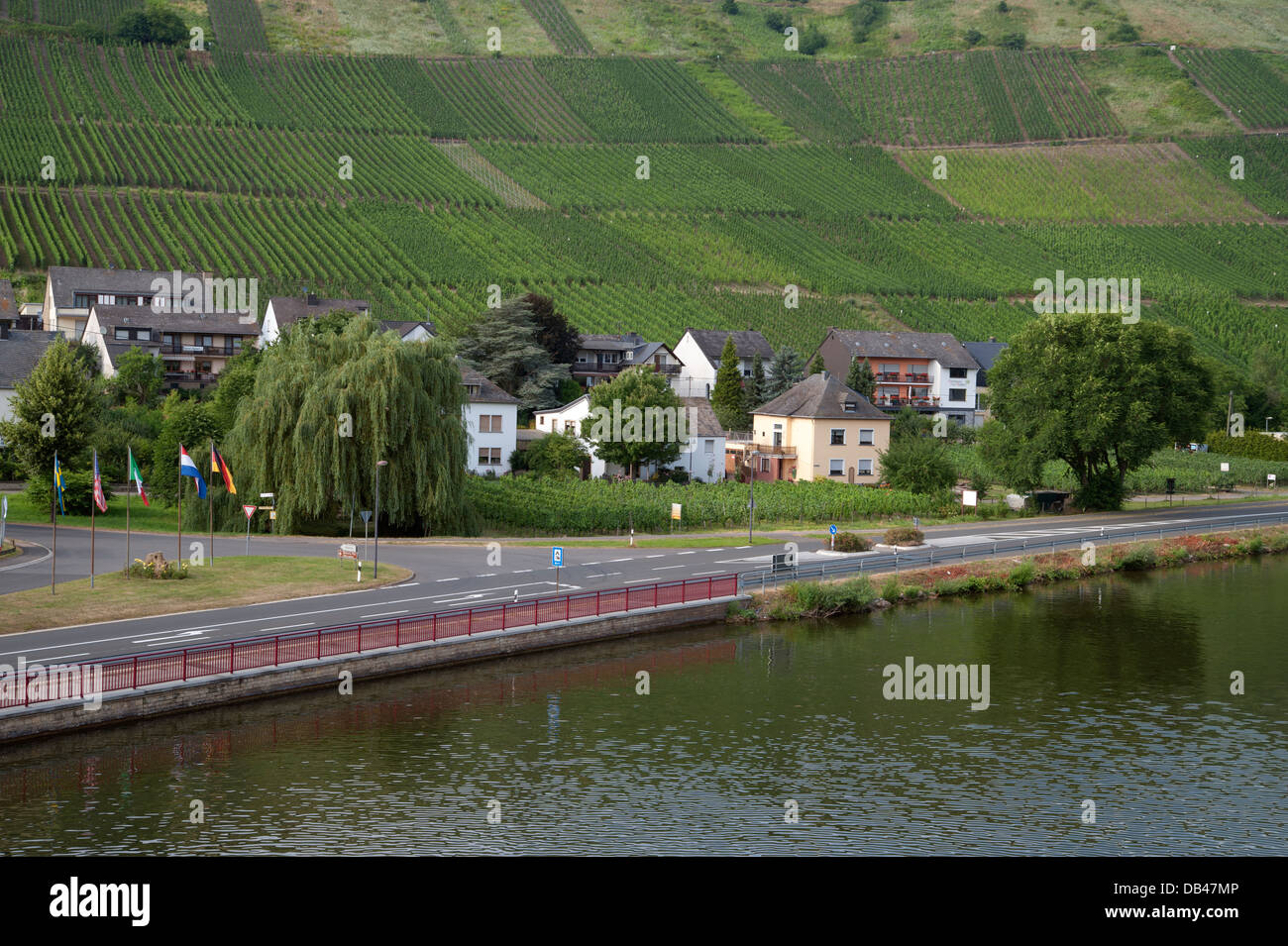 Village Mehring in Rhineland Palatinate Stock Photo - Alamy