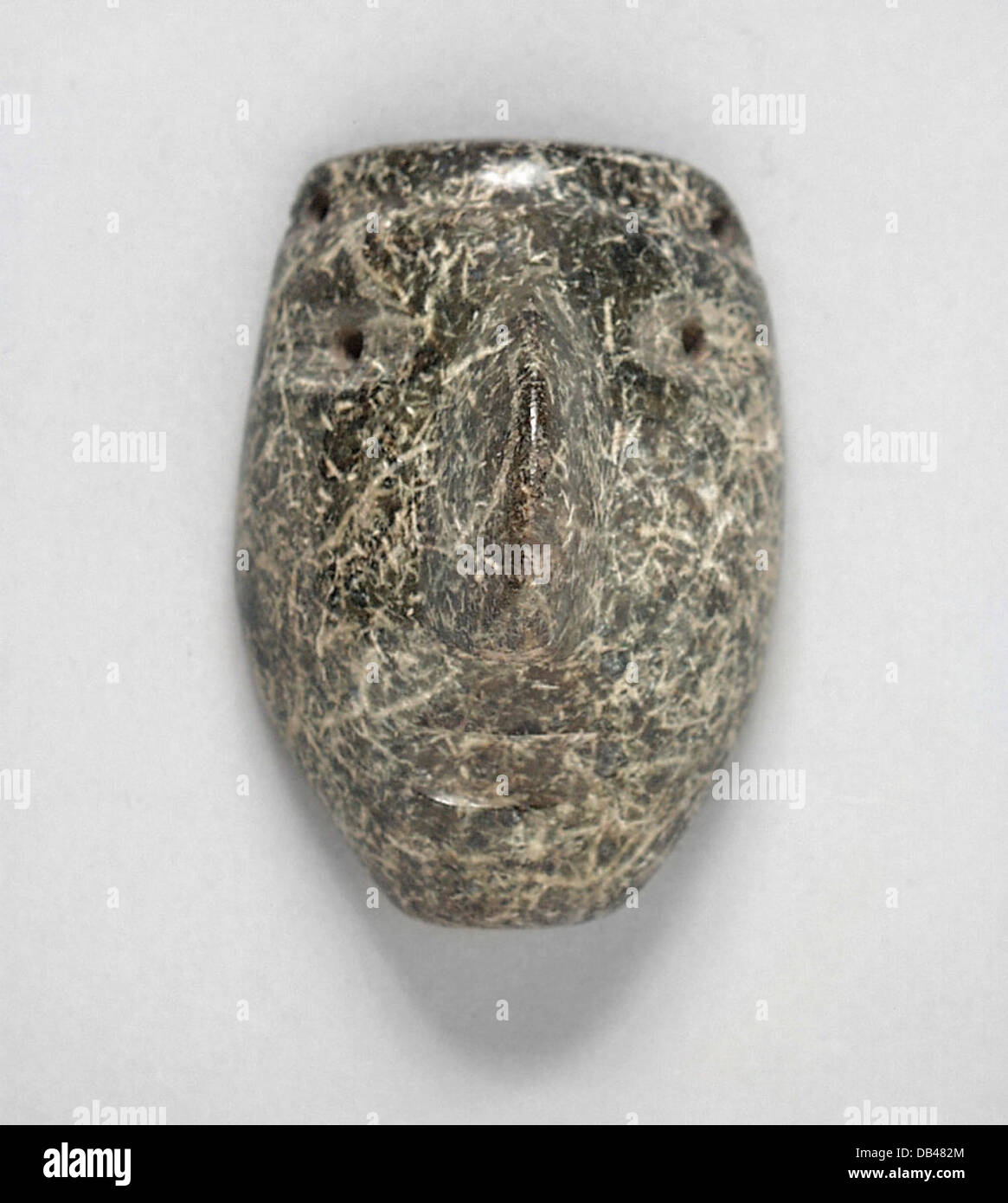 A ceremonial mask from the Los Angeles County Museum of Art, crafted ...