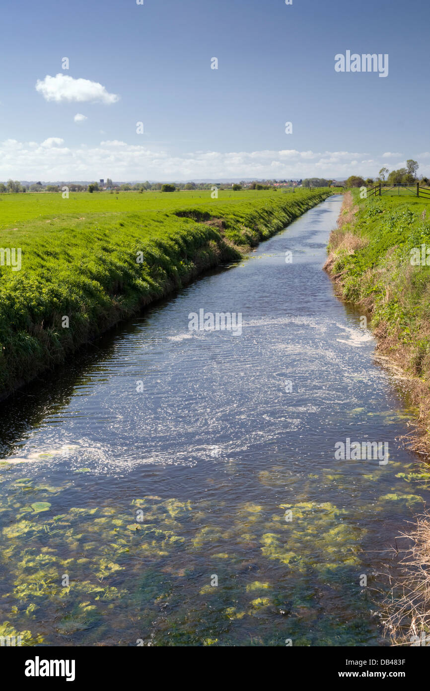 River Sheppey taken near Godney and Fenney castle on the Somerset ...