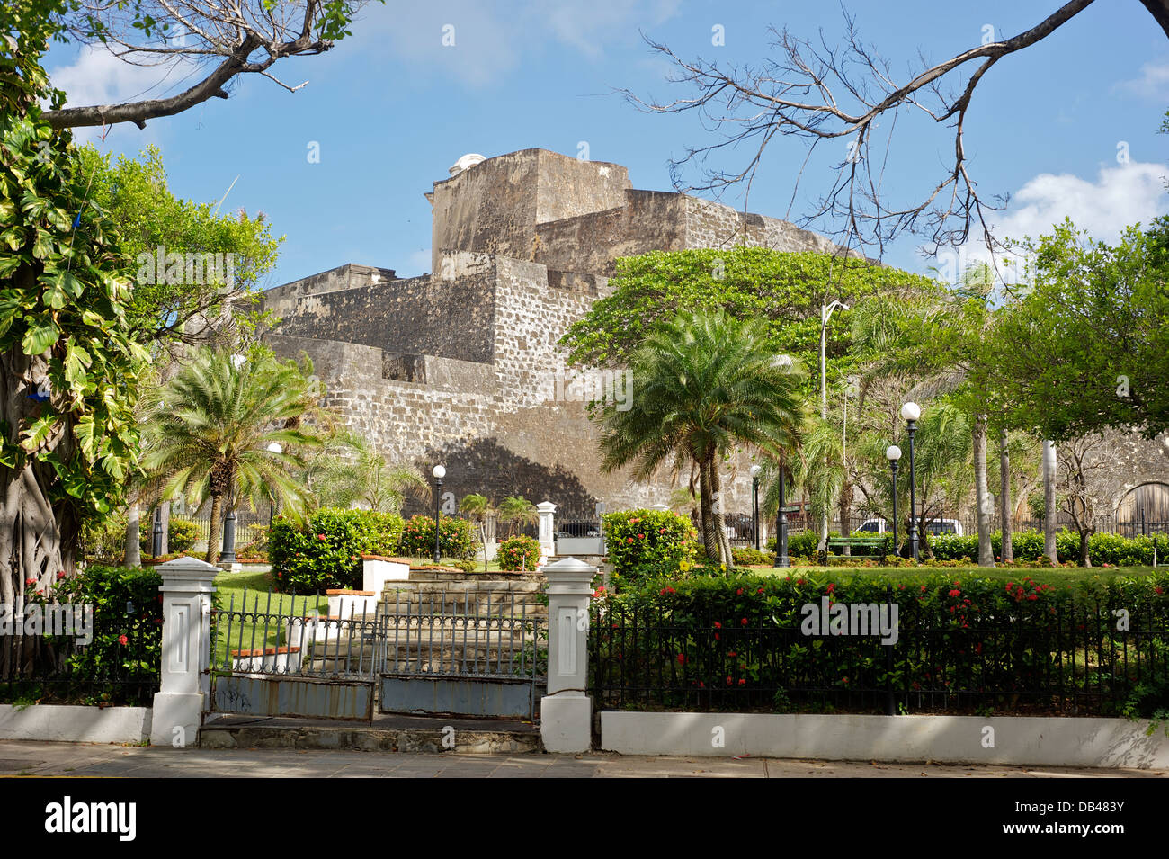 San Cristobal Castle, Old San Juan, Puerto Rico Stock Photo - Alamy