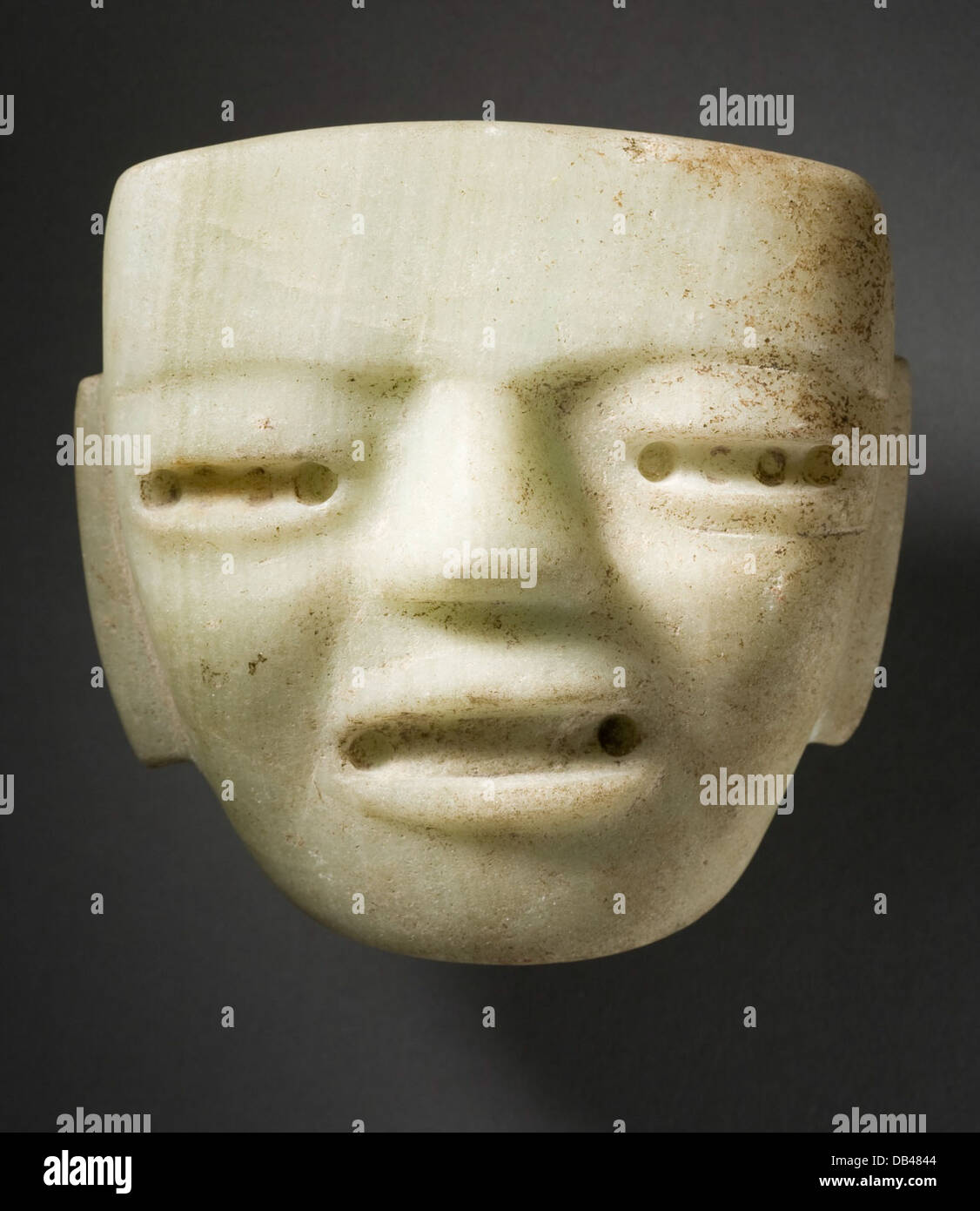 This mask is a representation of a traditional cultural artifact ...