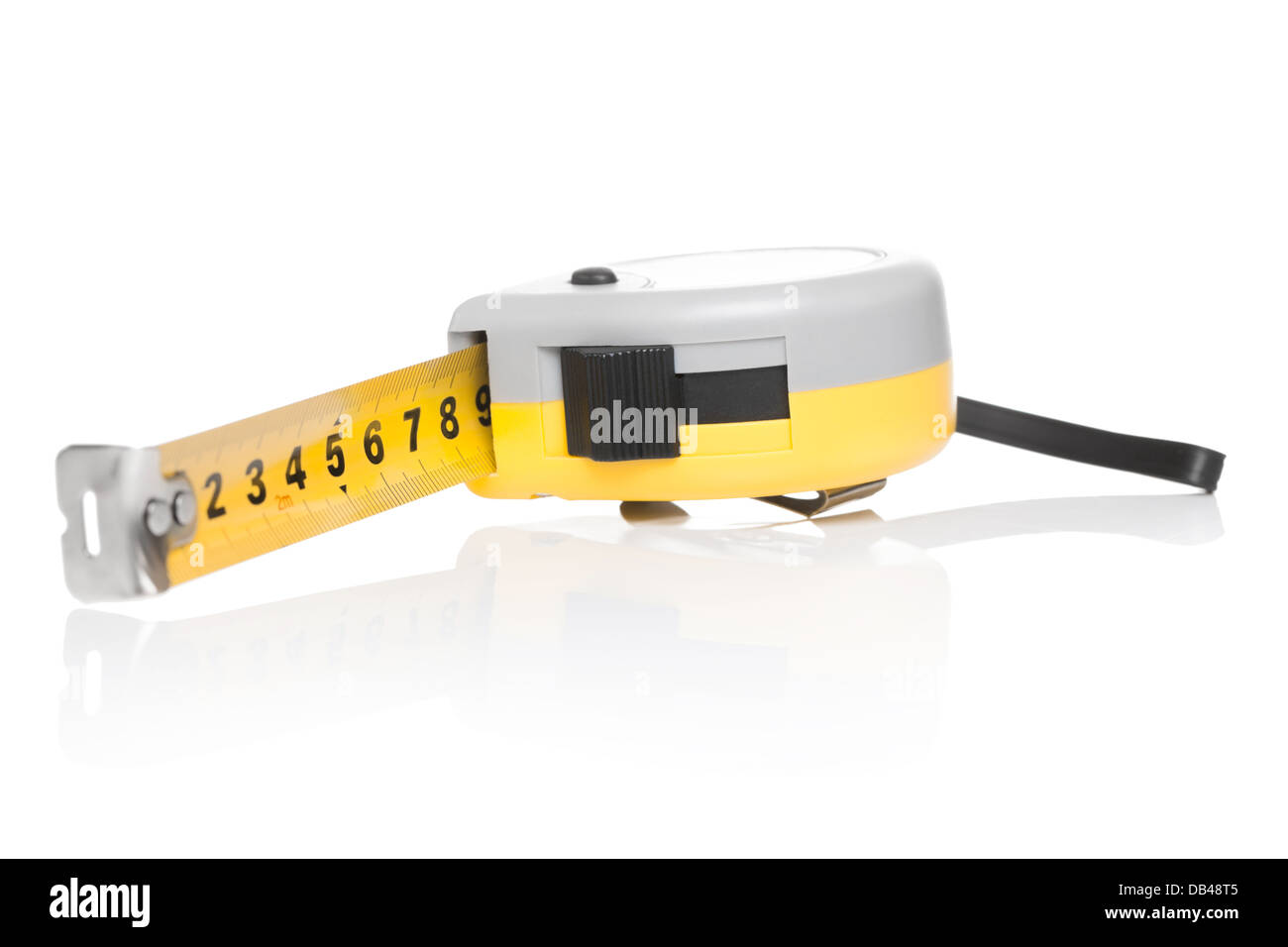 Tape measure isolated on white background Stock Photo - Alamy
