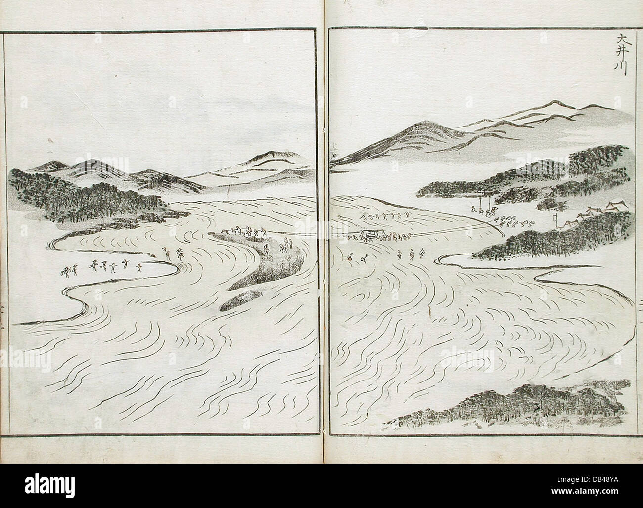 This work illustrates the techniques used in cursive landscape drawing ...