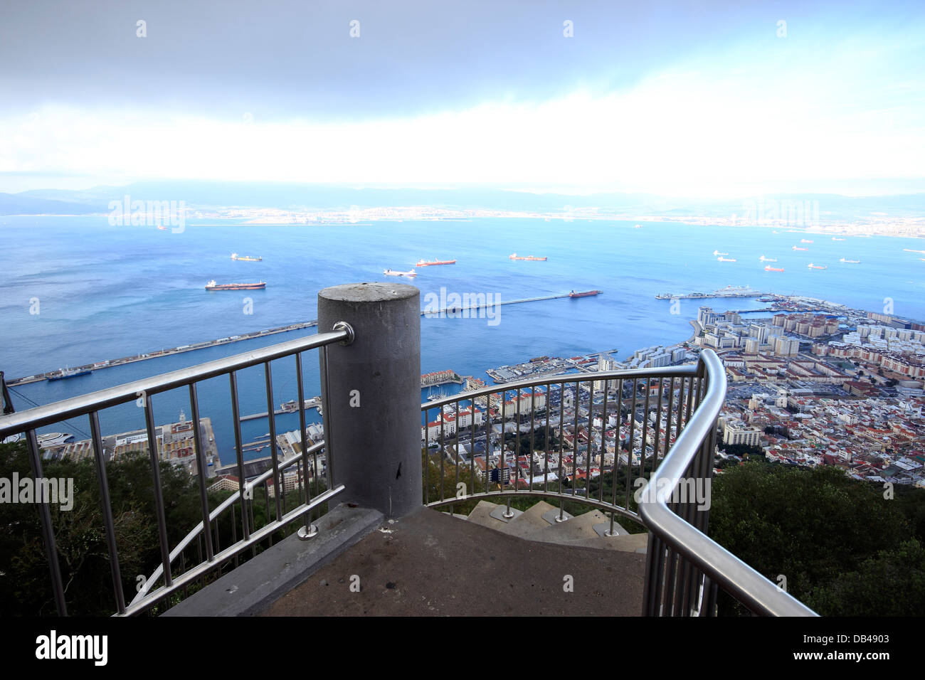 Top of the Rock Top station viewing platform, overlooking the Bay of ...