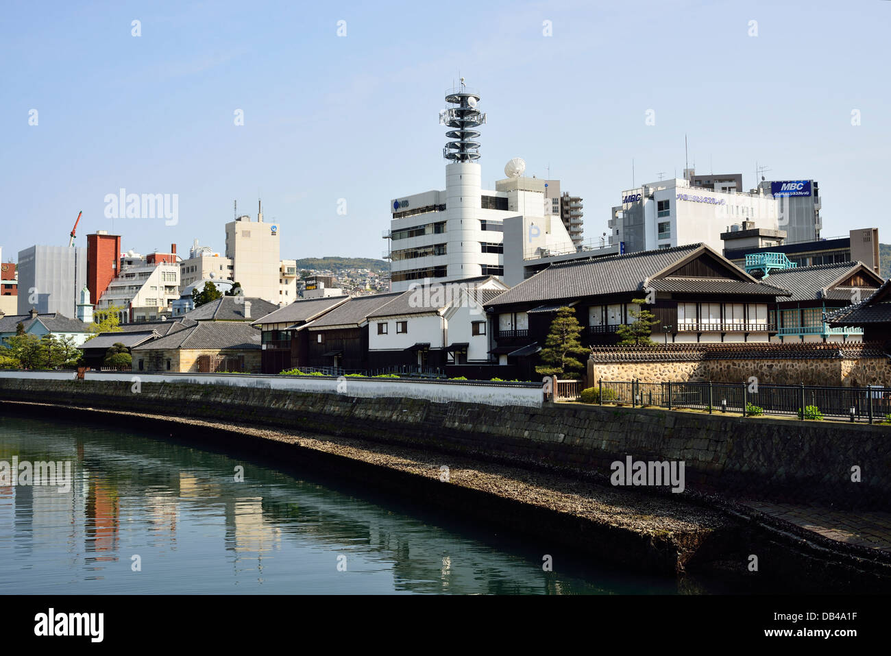 Dejima, former trading point in Nagasaki Stock Photo - Alamy