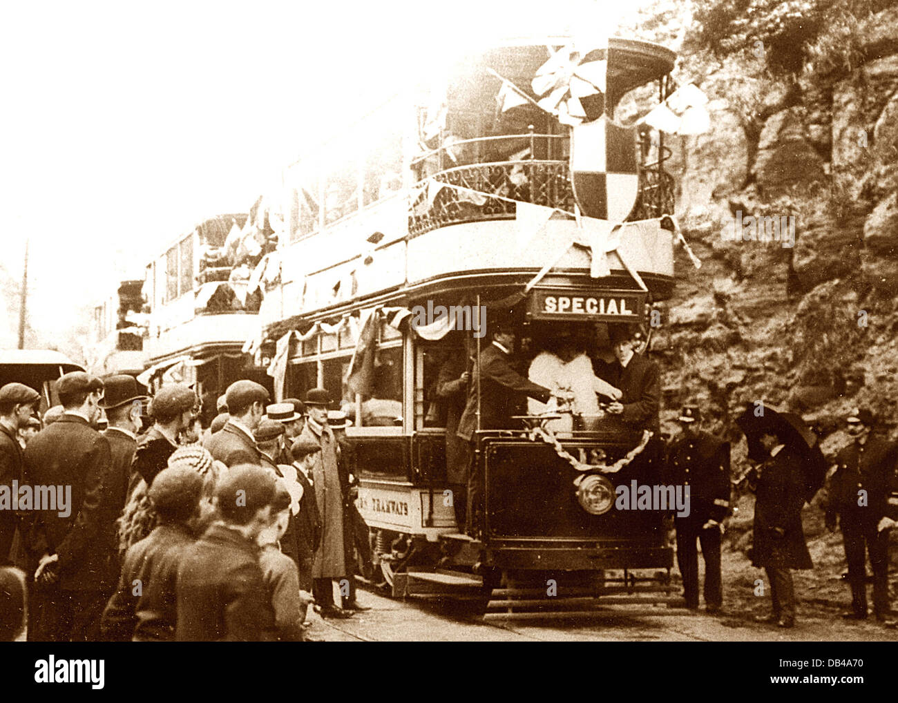 Stacksteads The Glen early 1900s Stock Photo - Alamy