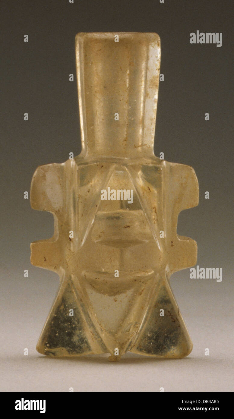 This molar flask, crafted from glass, is a typical example of ancient ...