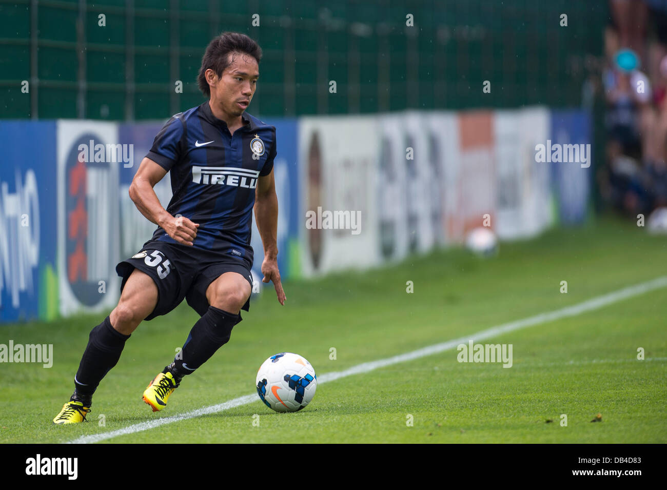Pinzolo, Italy. 22nd , 2013. Yuto Nagatomo (Inter) Football / Soccer ...