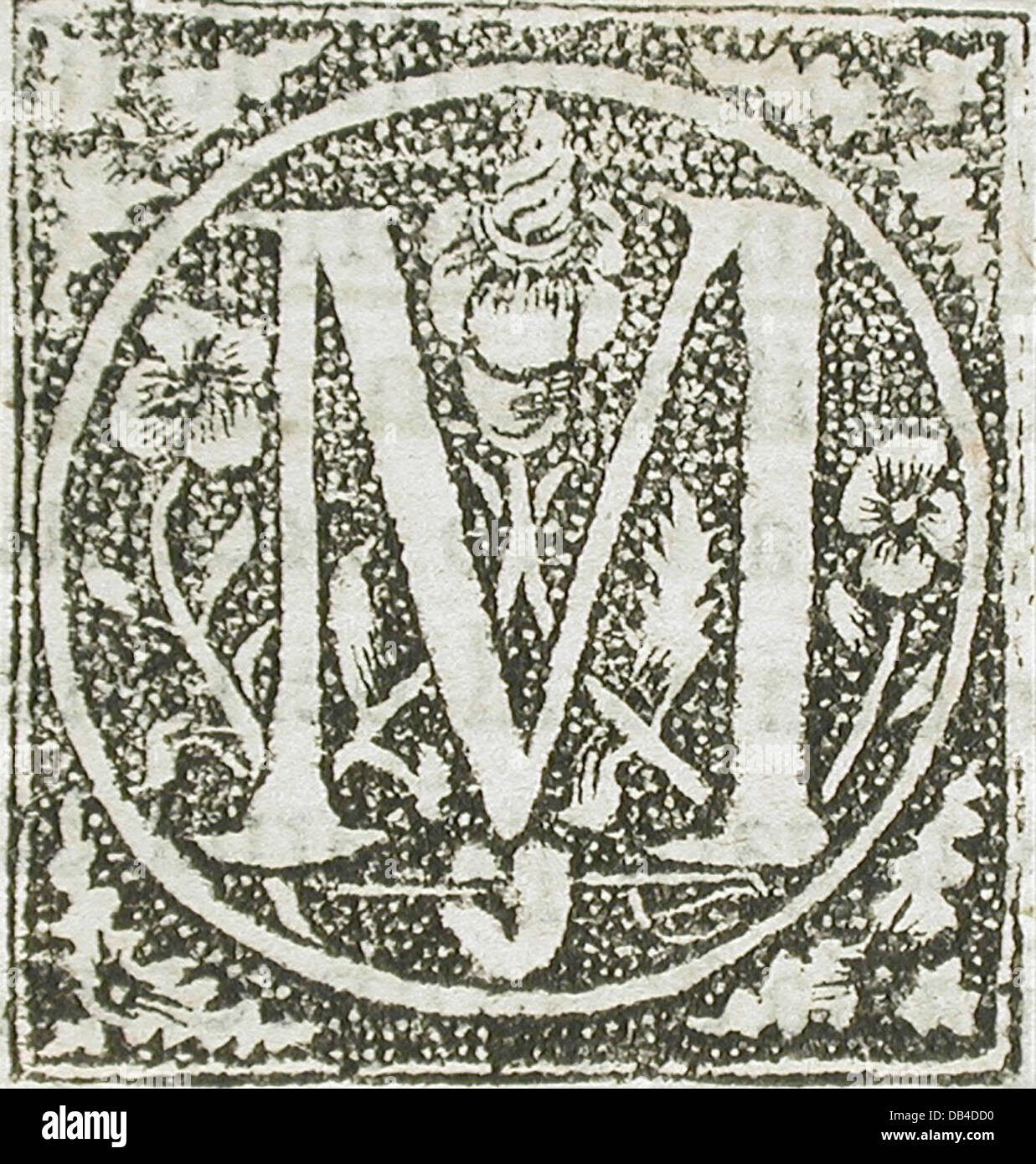 A set of ornamental letters, meticulously crafted and used in ancient ...