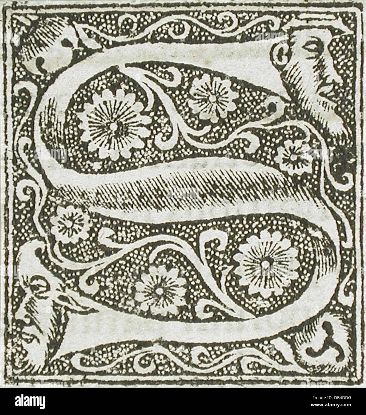 This collection of nineteen ornamental letters, featuring specific ...