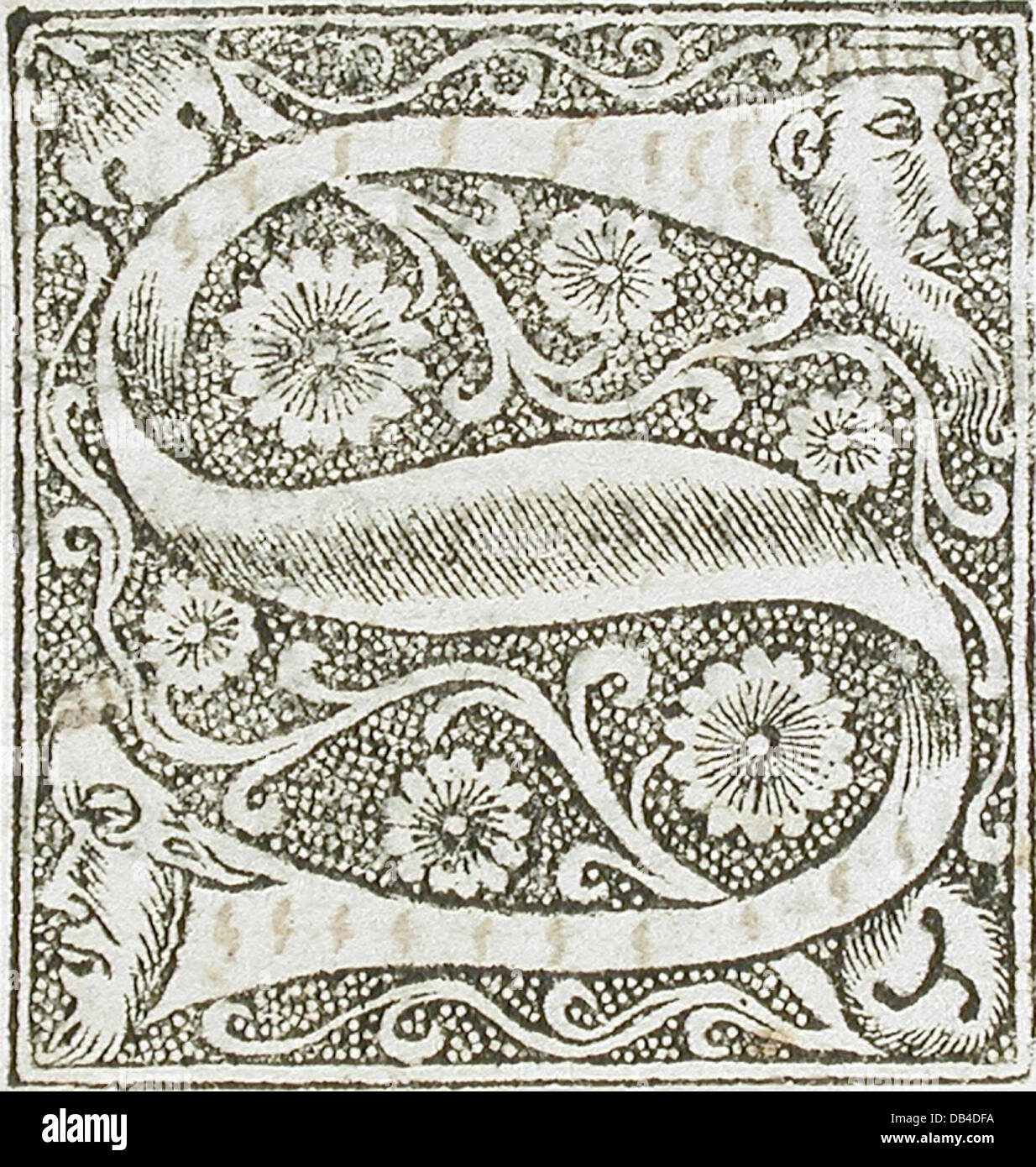 This set of ornamental letters (A, C, D, M, P, S) is an intricate ...