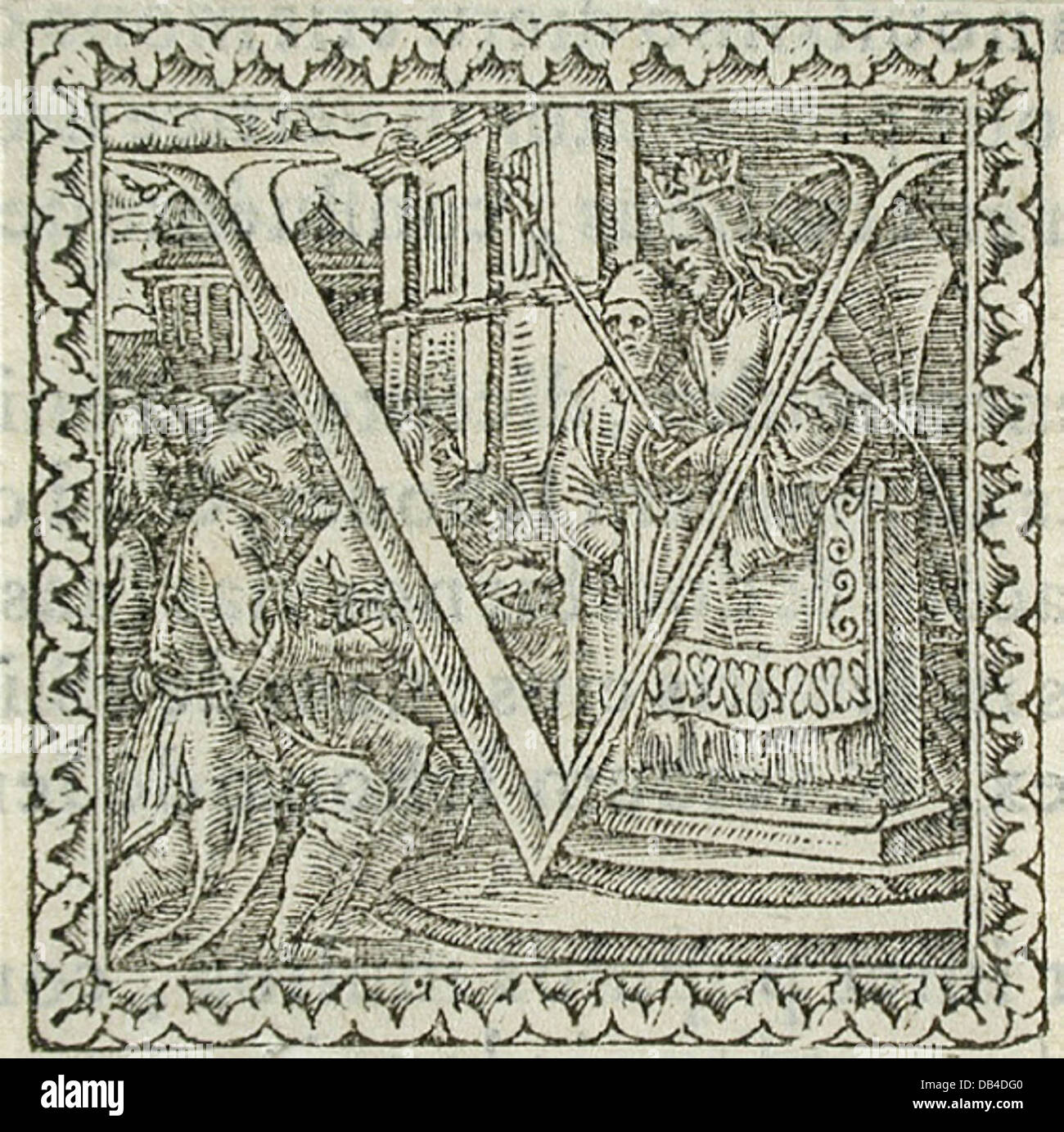 This set of nineteen ornamental letters, crafted from bronze, features ...