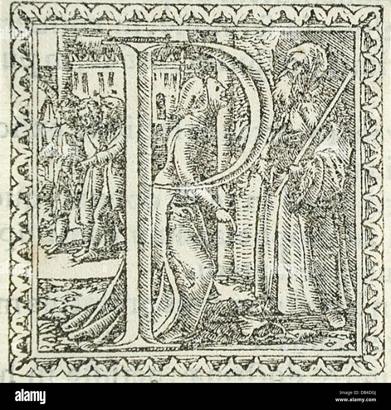 This collection of nineteen ornamental letters from LACMA features the ...