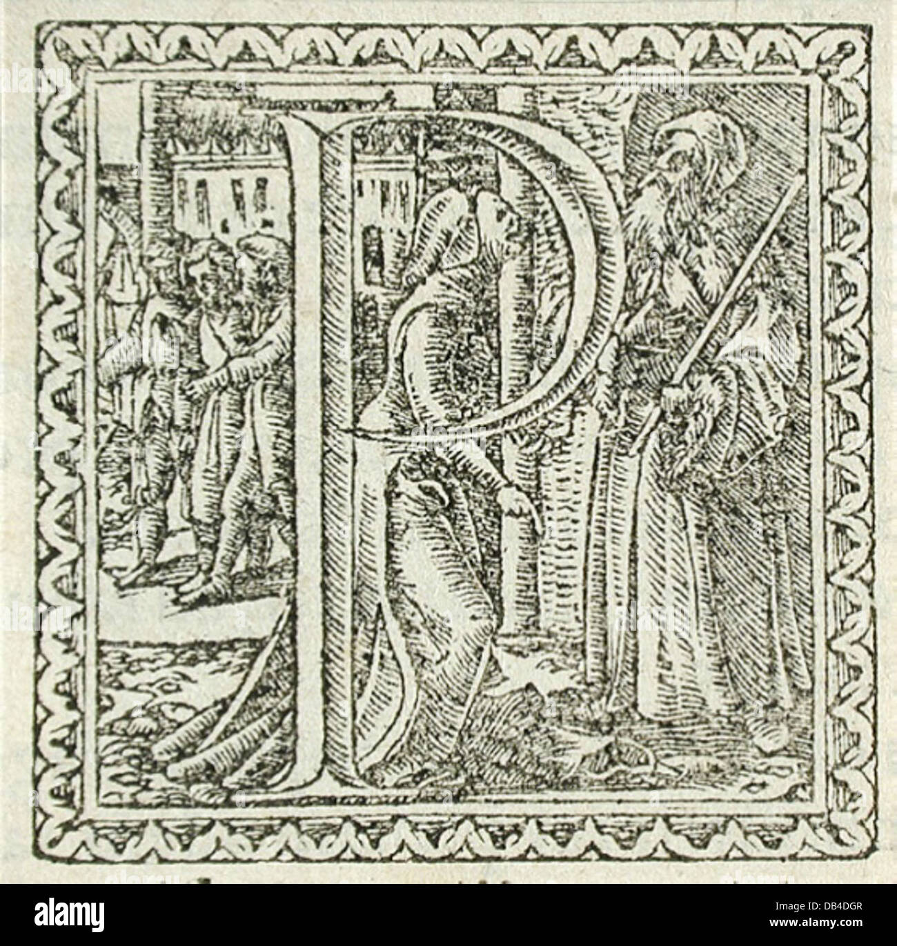 This set of ornamental letters includes stylized representations of the ...