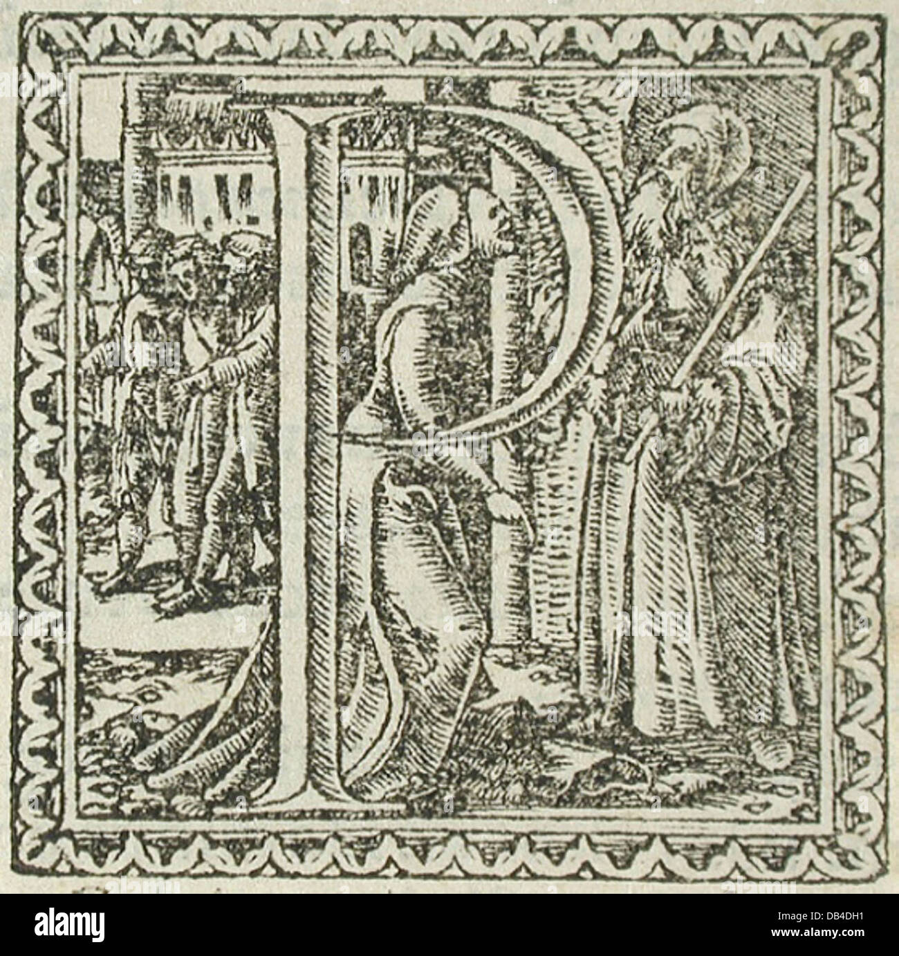 The Nineteen Ornamental Letters series features stylized characters ...