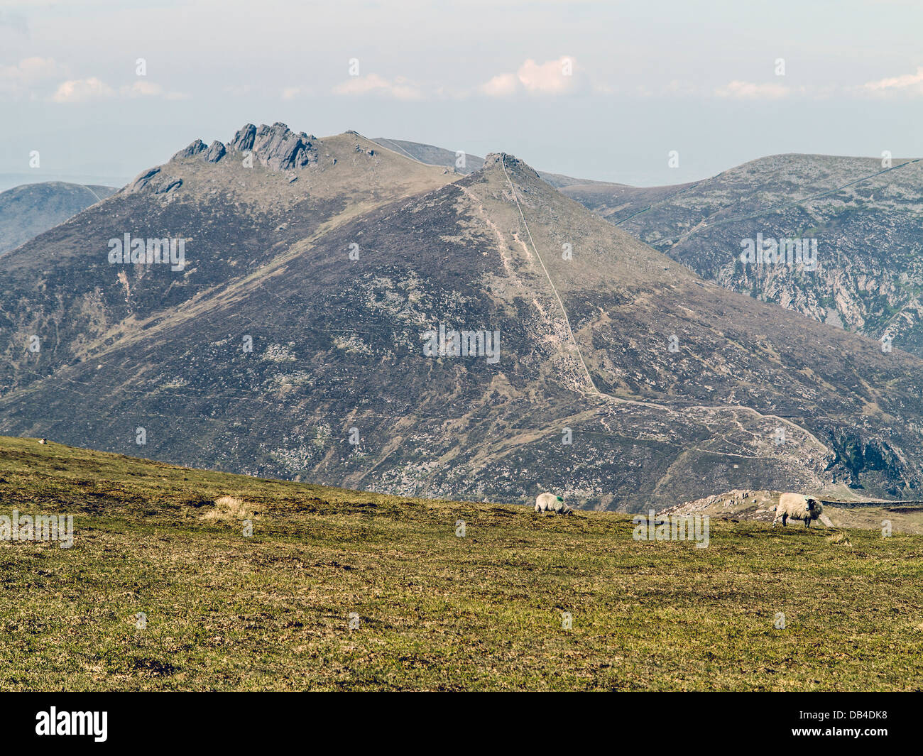 slieve Bernagh in the mournes Stock Photo - Alamy