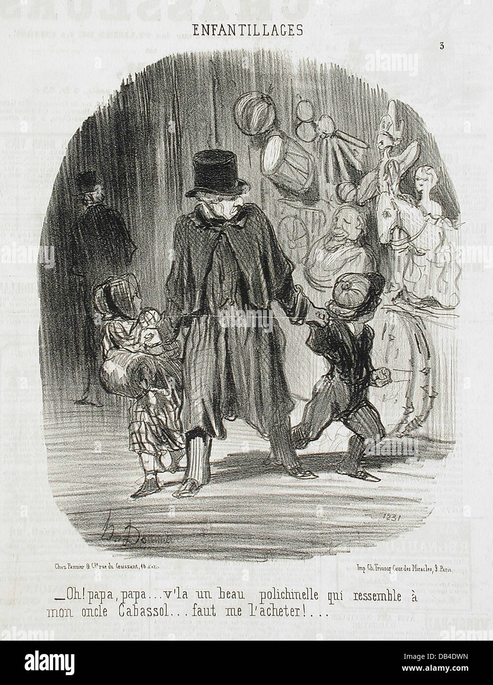 This French print depicts a scene of theatrical entertainment ...