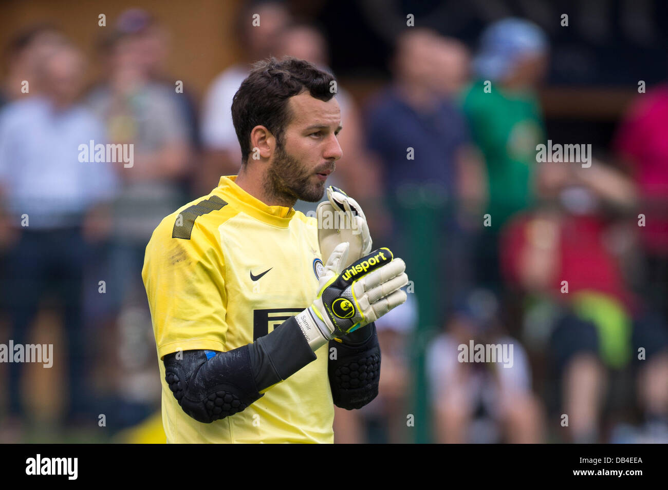 Pinzolo, Italy. 22nd , 2013. Samir Handanovic (Inter) Football / Soccer ...