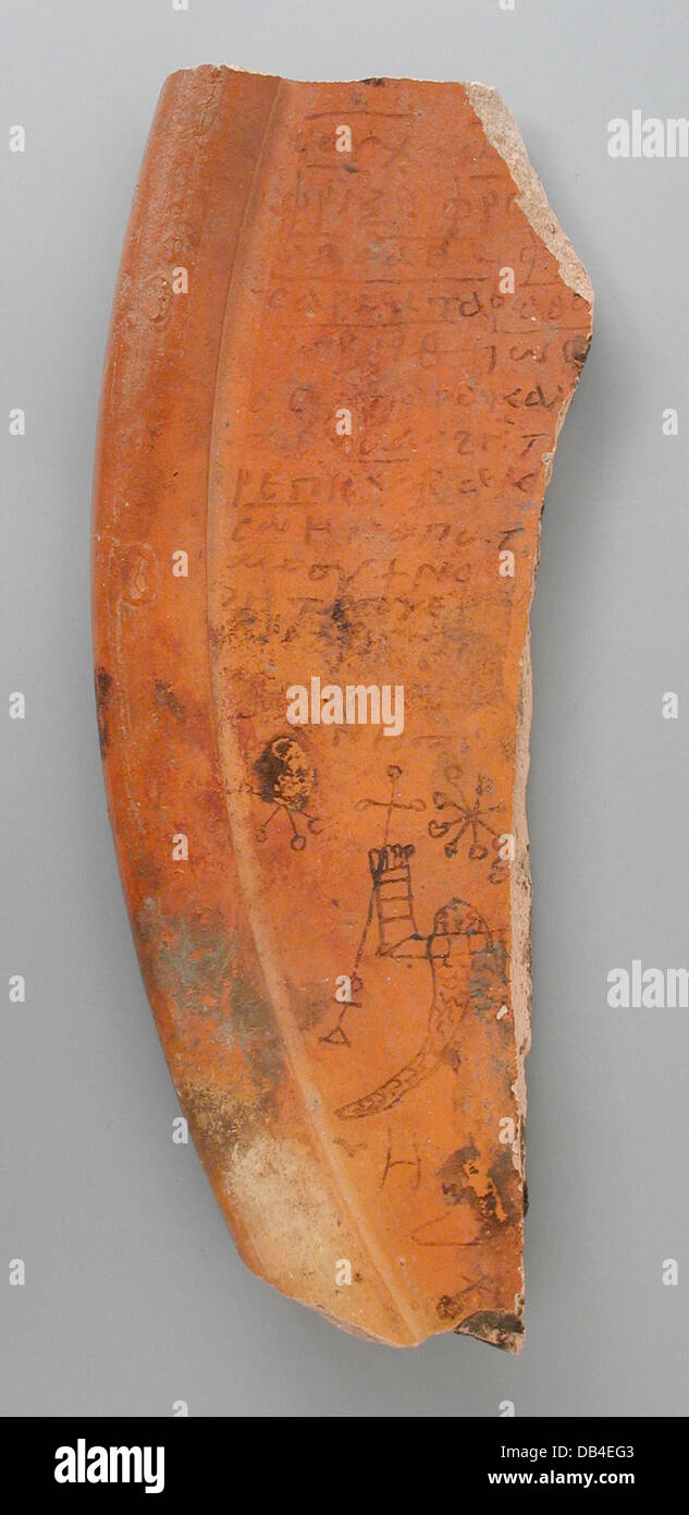 Coptic ostracon hi-res stock photography and images - Alamy