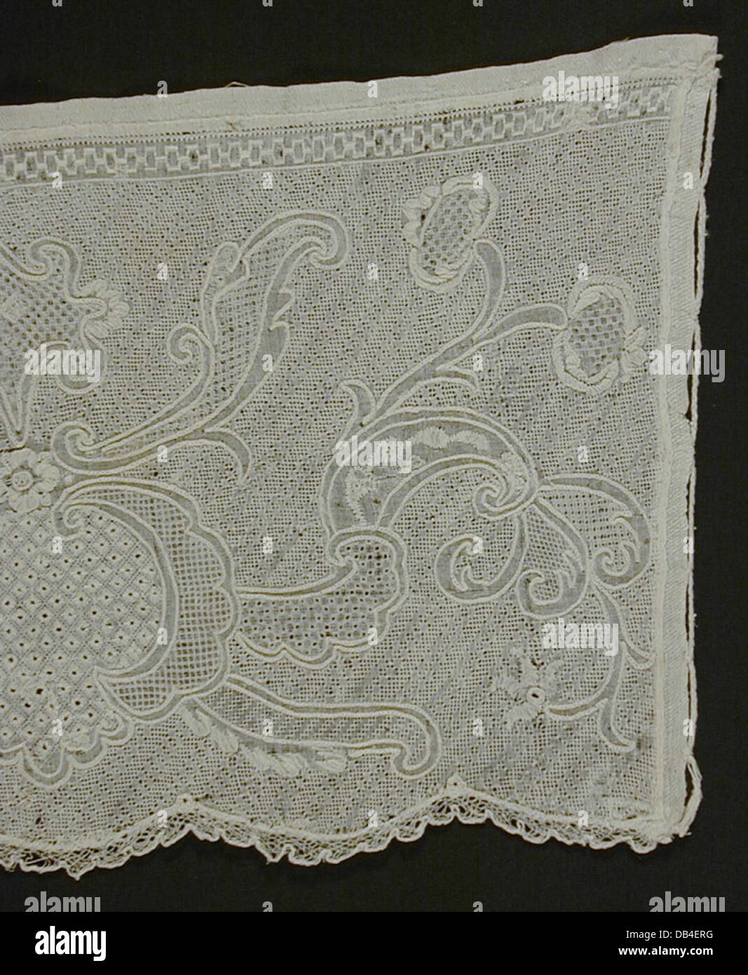 These alb cuffs, worn as part of a religious garment, reflect 18th ...