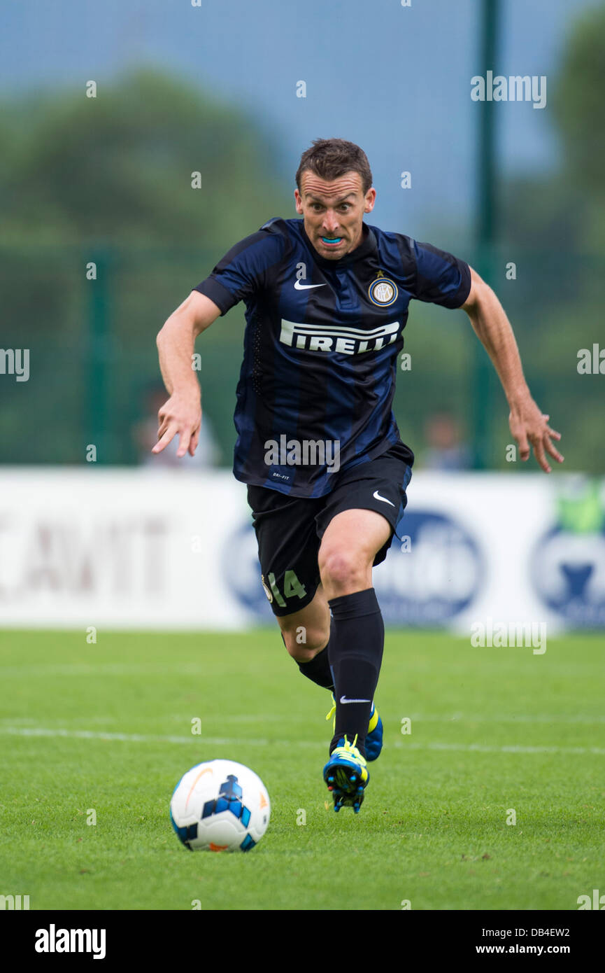 Pinzolo, Italy. 22nd , 2013. Hugo Campagnaro (Inter) Football / Soccer ...