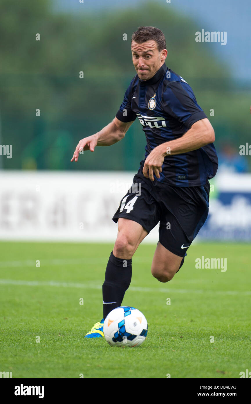 Pinzolo, Italy. 22nd , 2013. Hugo Campagnaro (Inter) Football / Soccer ...