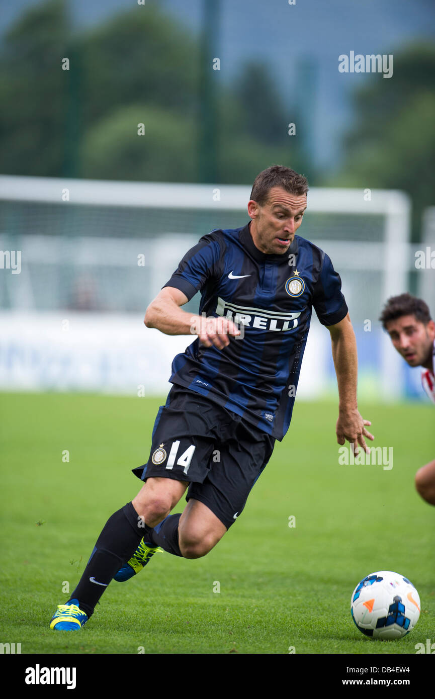 Pinzolo, Italy. 22nd , 2013. Hugo Campagnaro (Inter) Football / Soccer ...