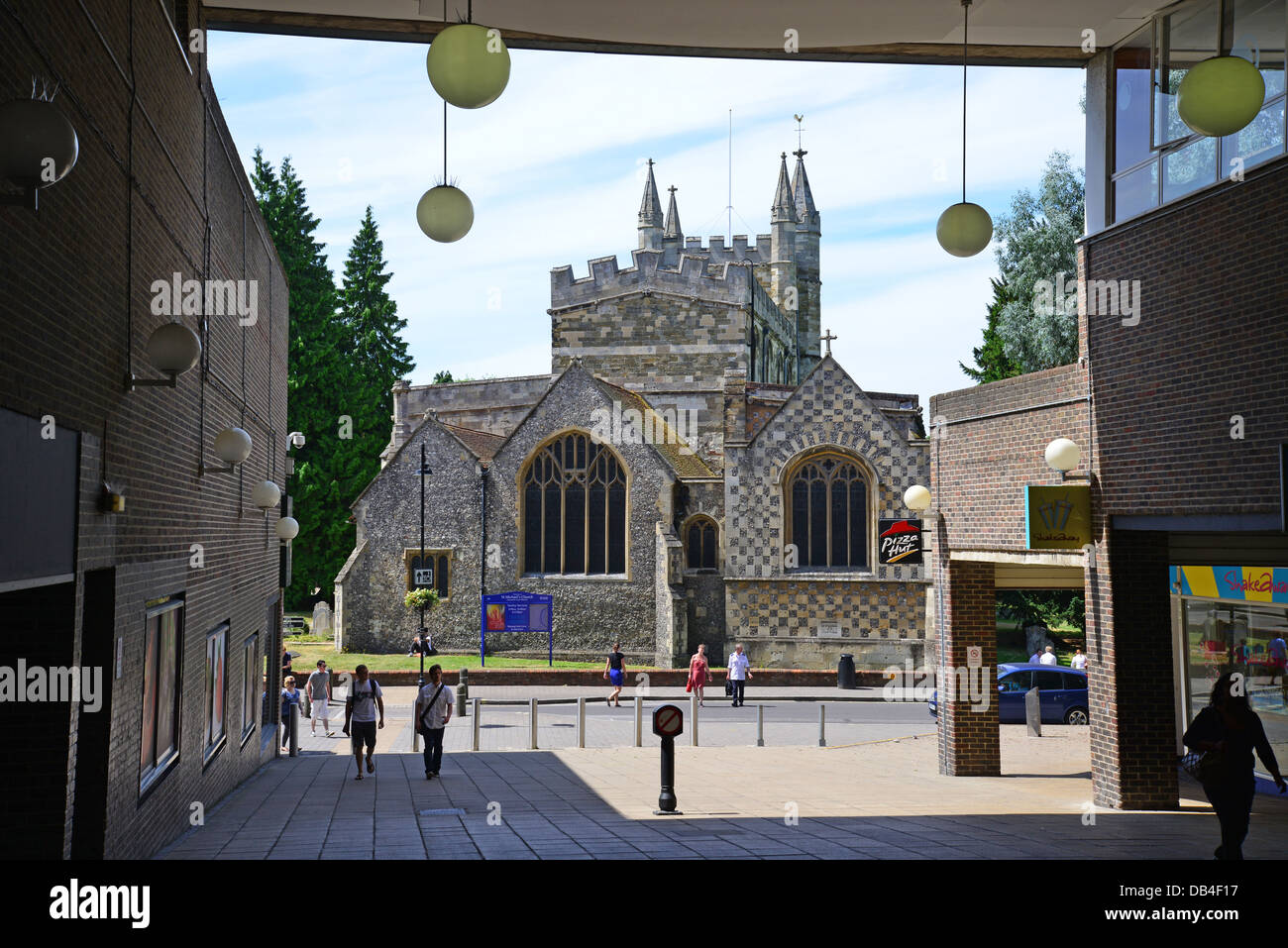 Basingstoke historical town centre hi-res stock photography and images ...