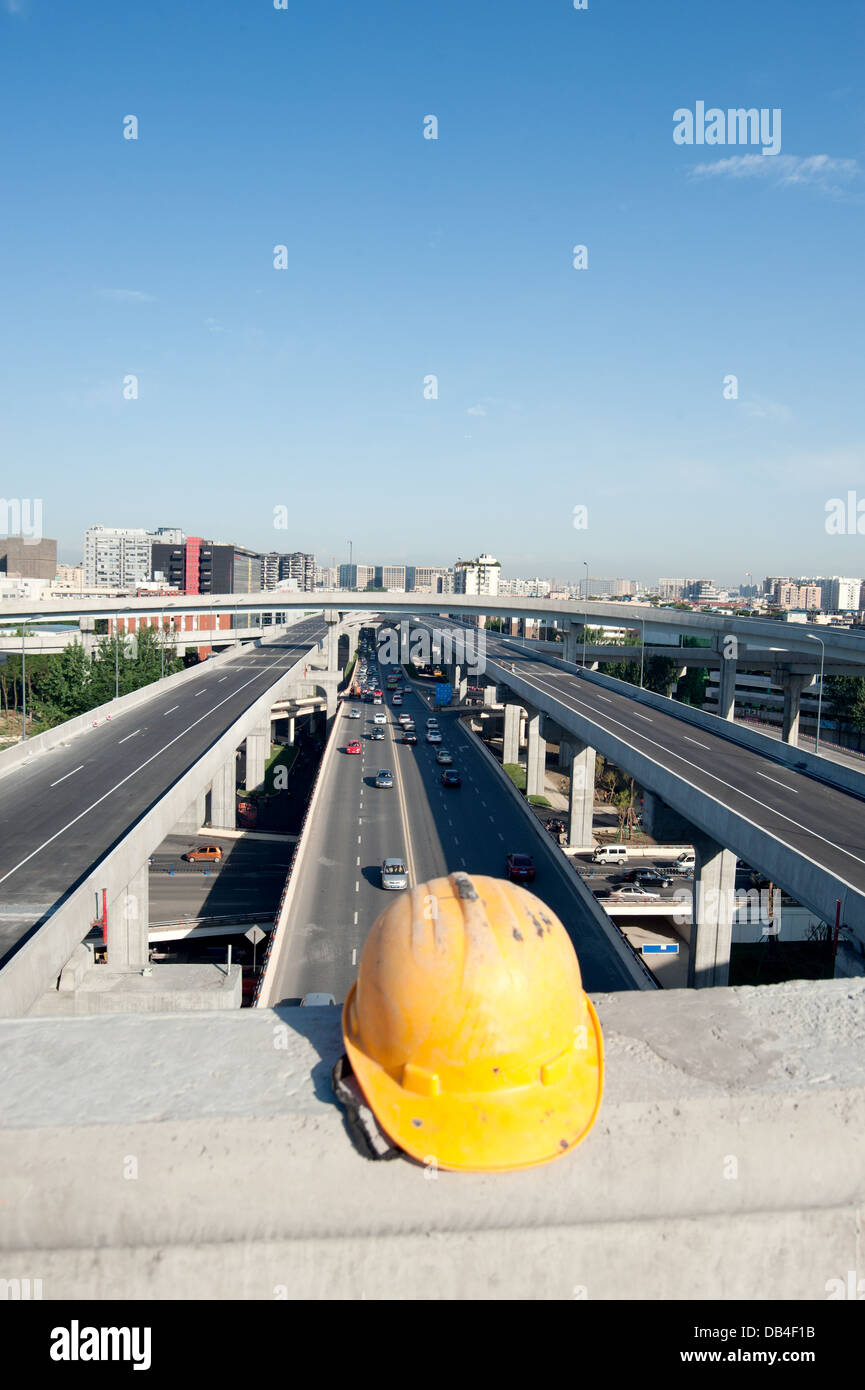 Panoramic city overpass Stock Photo - Alamy