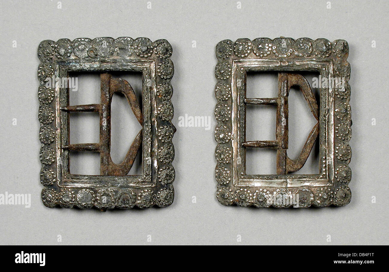 This pair of man’s breeches buckles from the LACMA collection ...