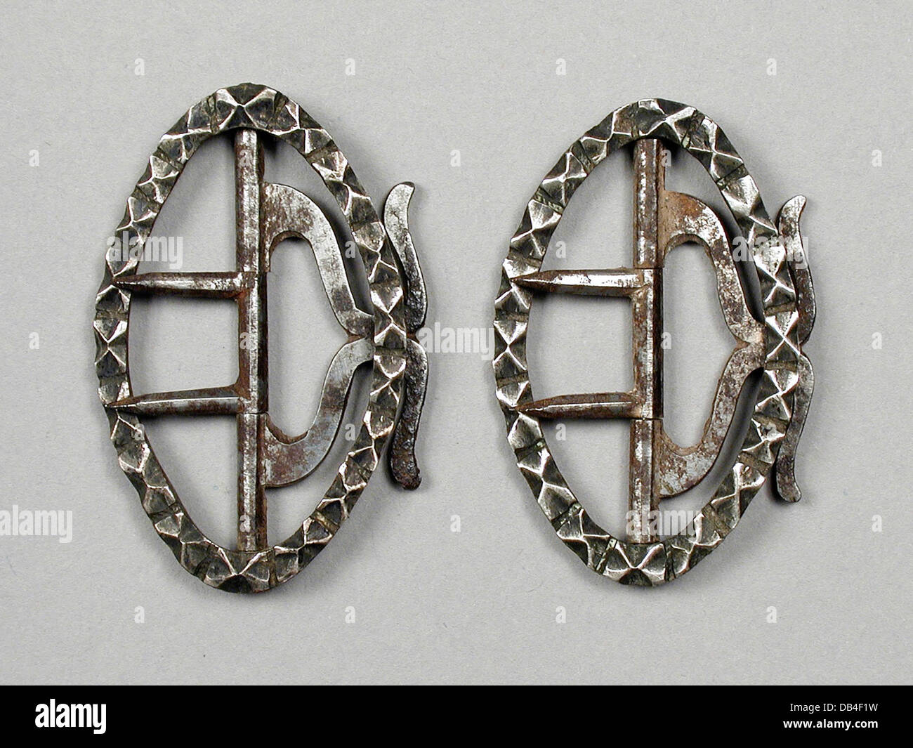 This pair of man's breeches buckles represents fashion and functional ...